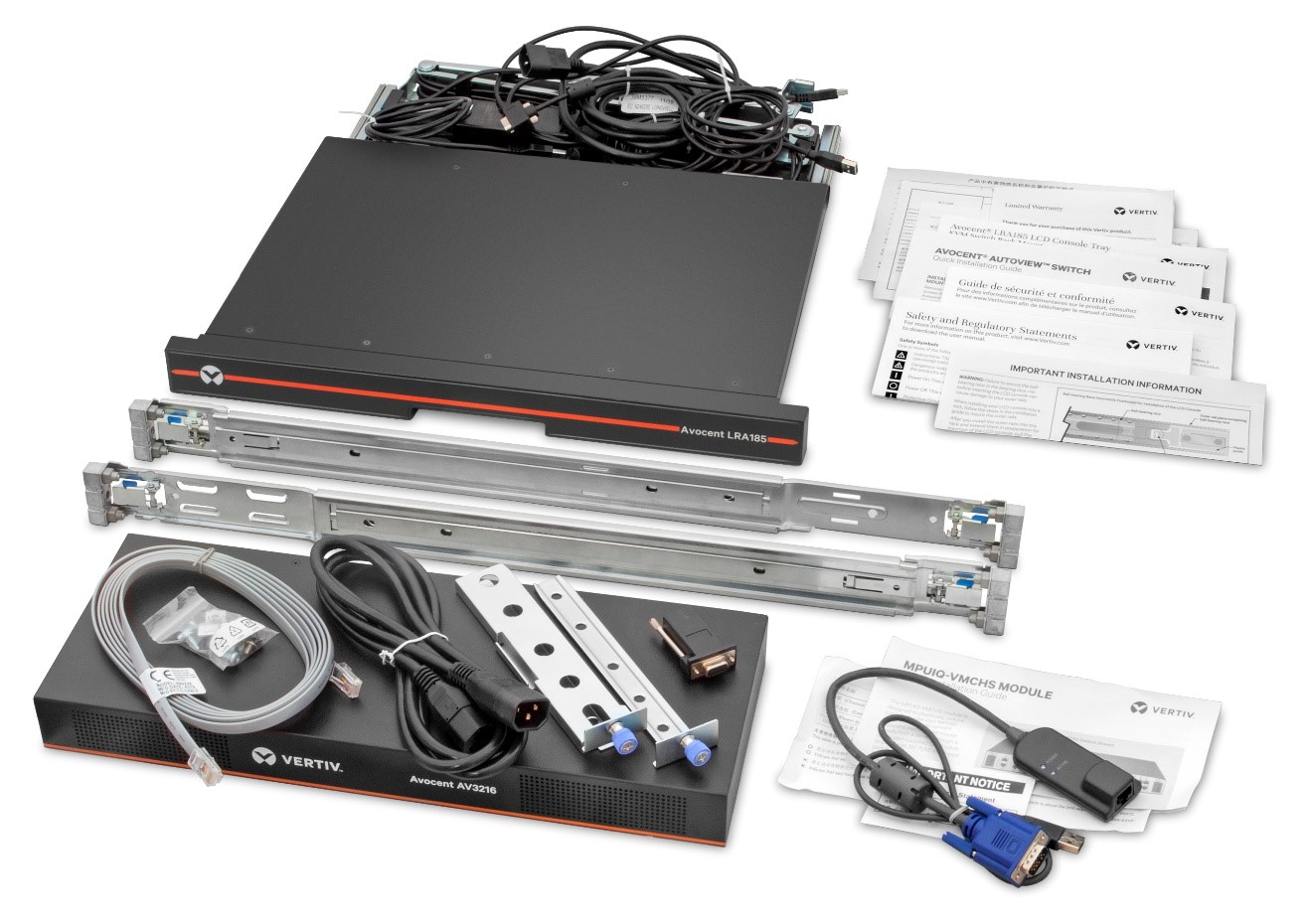 Avocent LCD Local Rack Access Console | Tech Plan Inc