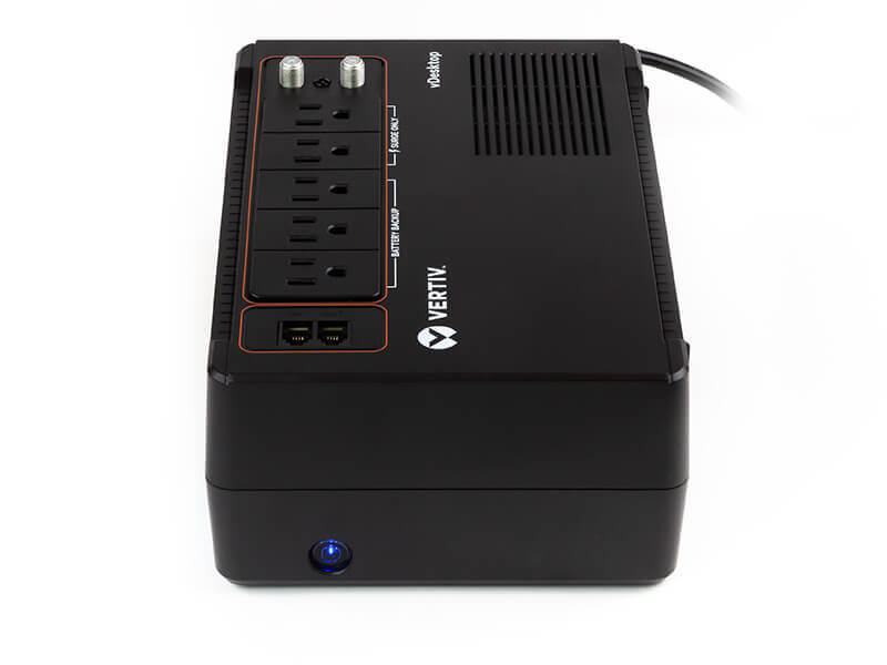 Vertiv™ Desktop UPS, 600VA (VDSK600LV) | Weber & Associates, Inc