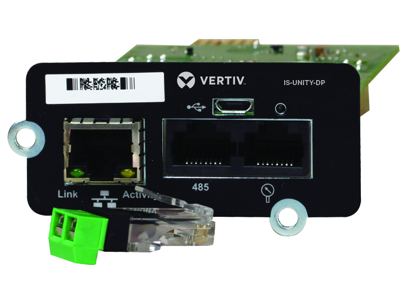 Vertiv™ Liebert® IS-Unity Communications Card | Data Center Systems, Inc
