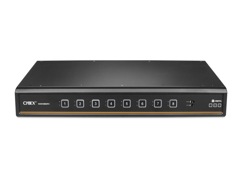 SCMV285DPH, Vertiv™ Cybex™ Secure MultiViewer KVM Switch 8 port ...
