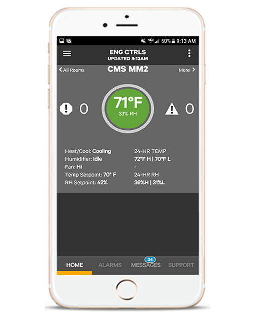 iCOM CMS Monitoring and Control System | Access
