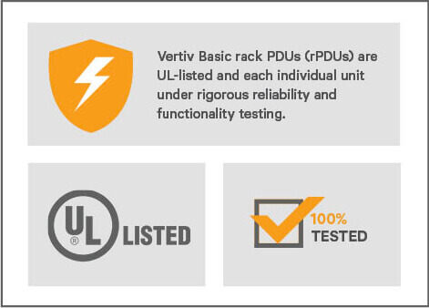 Vertiv™ Geist™ Basic Rack PDU | Data Center Systems, Inc